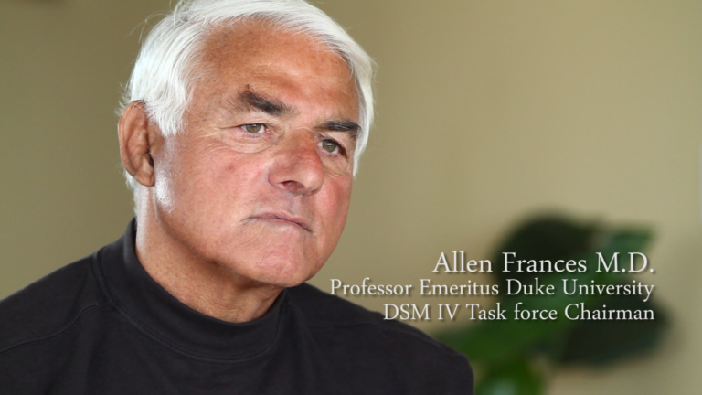 Dr. Allen Frances DSM-IV | Alliance for Human Research Protection